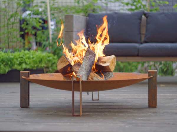 Design Feuerschale SPACE Super XXL Rohstahl | Feuerkörbe & Feuerschalen ...