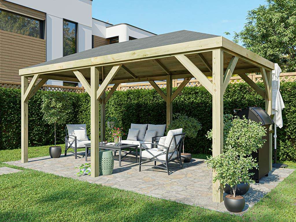 Holzpavillon » Gartenpavillon Holz | Holzprofi24