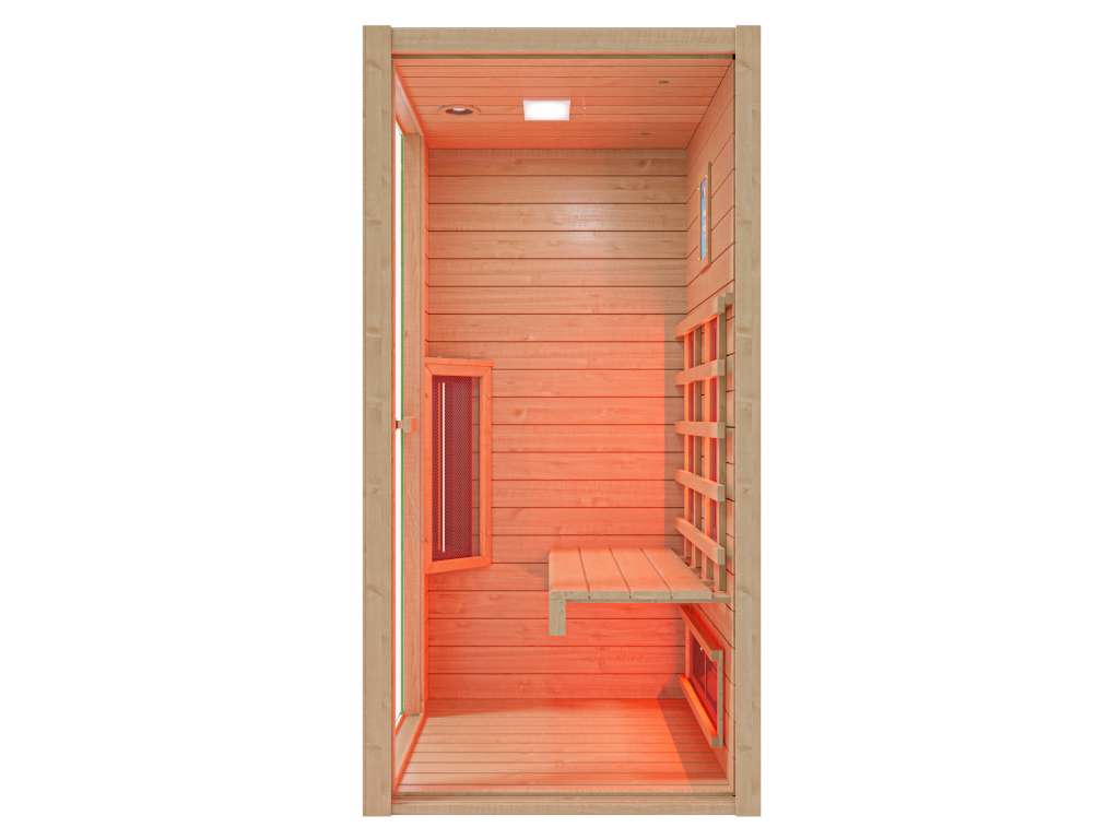 Infrarotkabine Ruby Deluxe Ganzglastür | Infrarotkabinen | Sauna | Holzprofi24