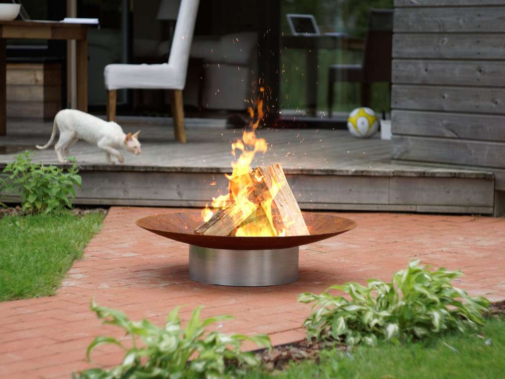 Design Feuerschale GRACE M Edelstahl | Feuerkörbe & Feuerschalen ...